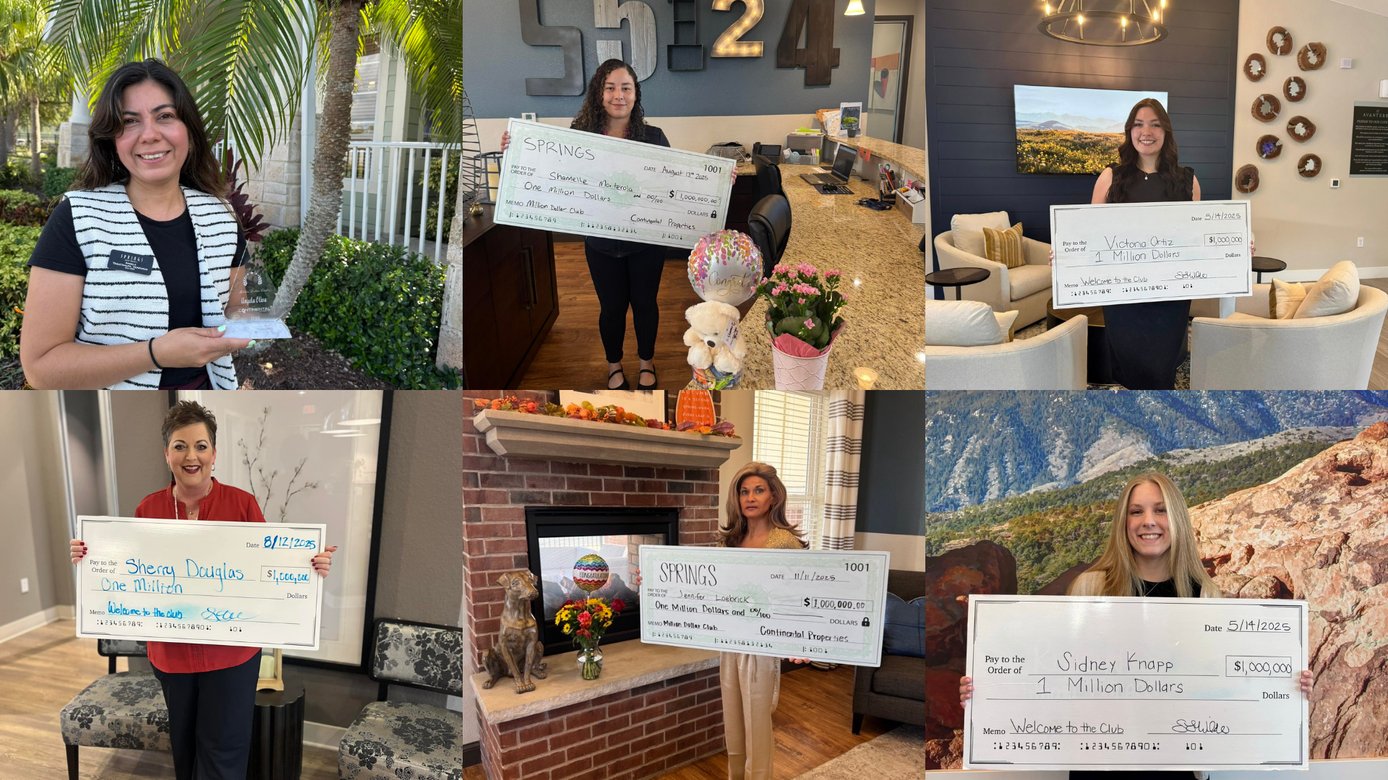 Continental Recognizes 53 New Million Dollar Club Members in 2025