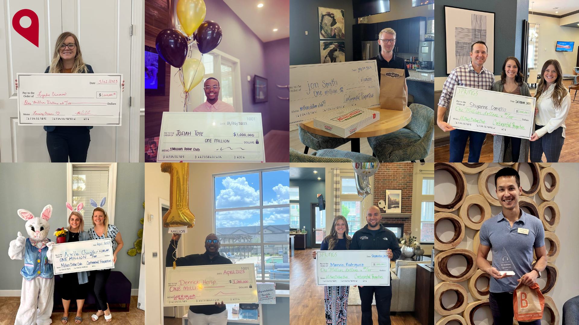 Continental Recognizes 61 New Million Dollar Club Members in 2023