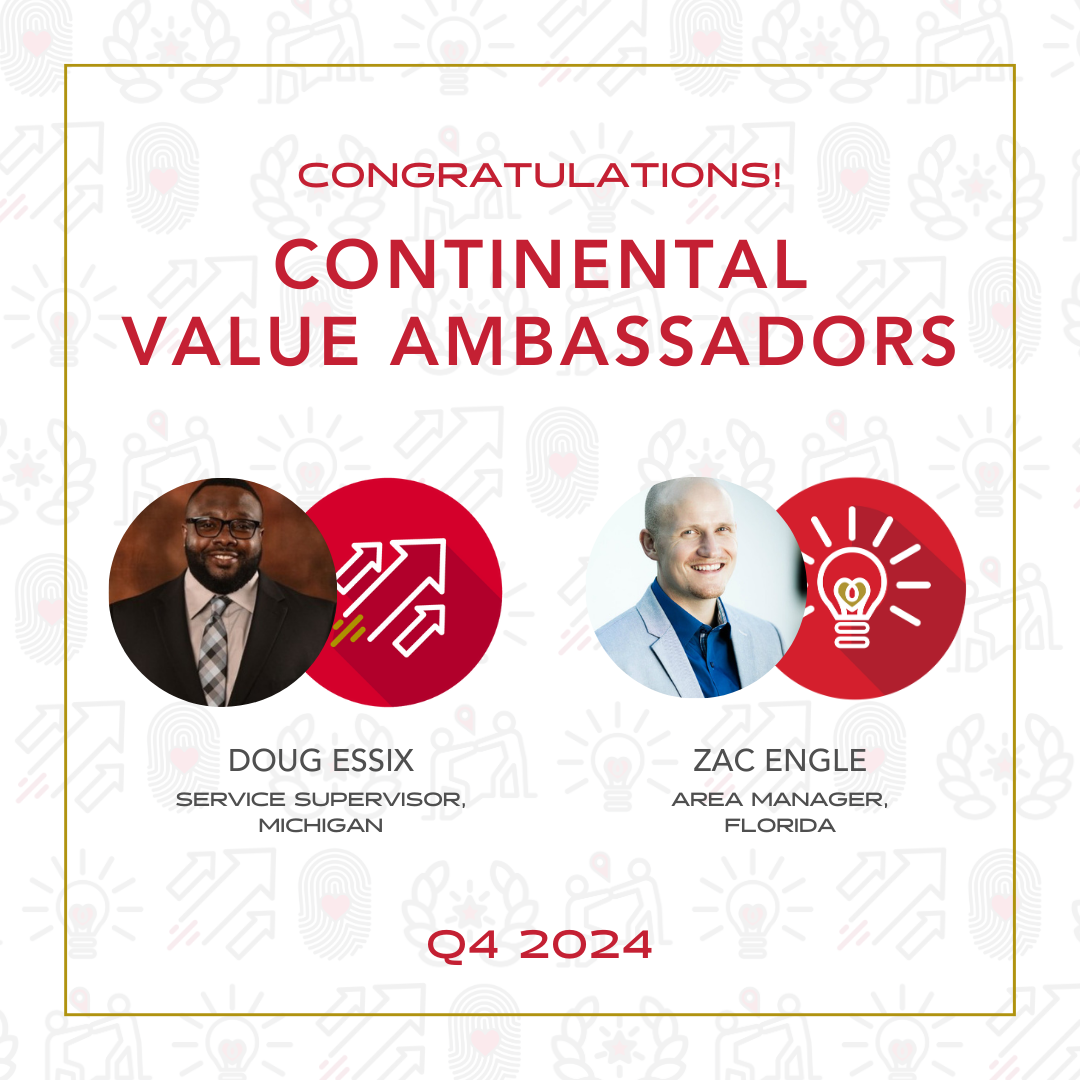 Continental Announces Q4 2024 Value Ambassadors